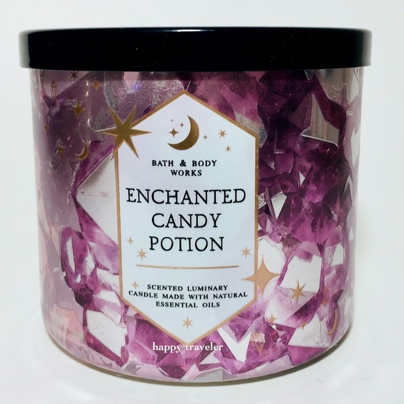 Bath & Body Works | Accents | Enchanted Candy Potion 3 Wick Candle ...